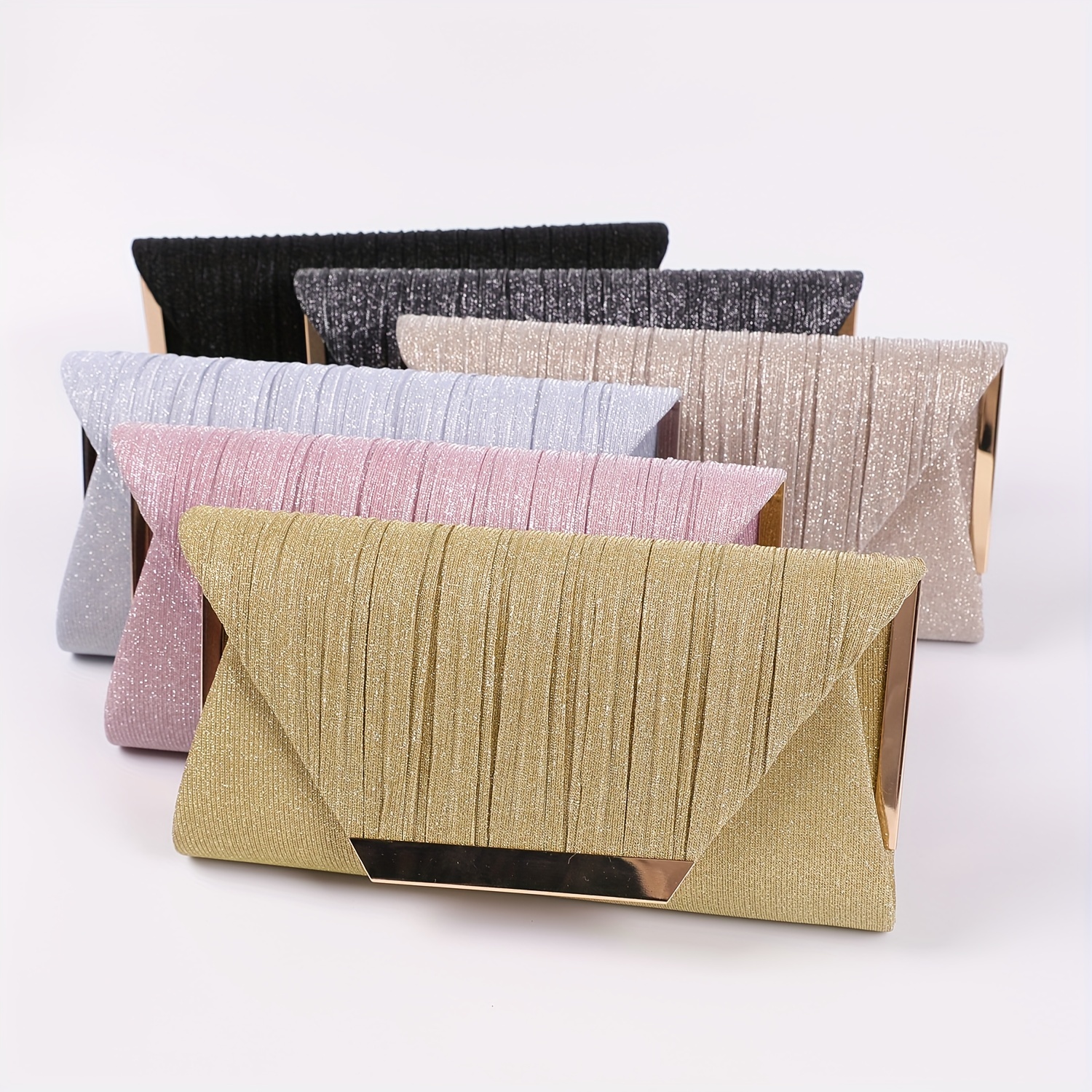 Glitter Evening Purse Women Luxury Flap Clutch Bag Elegant - Temu Canada