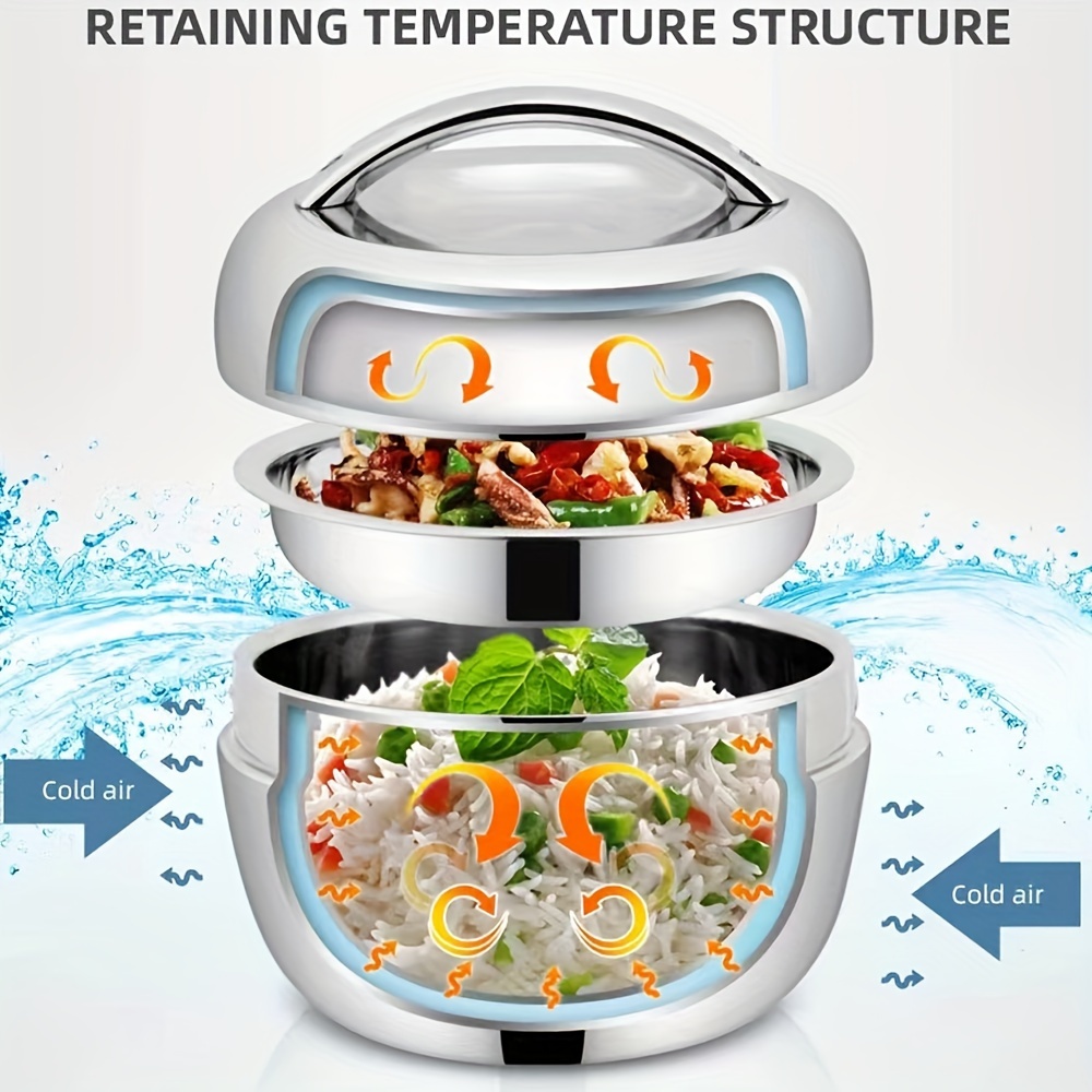 Lunch Box Stainless Steel Bento Box With Lid Portable - Temu Canada