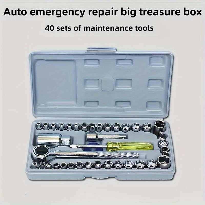 magnetic ratchet socket wrench set drive spark sleeve car Temu Australia