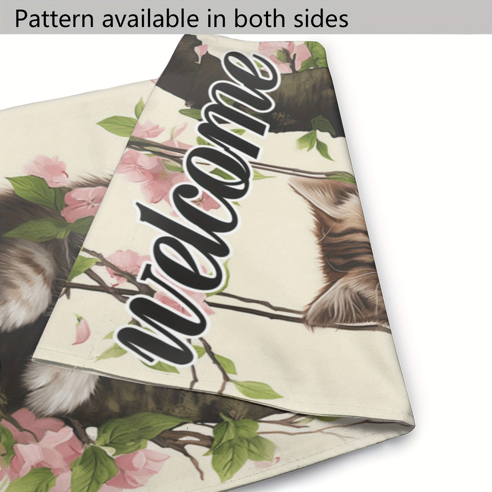 Cat Garden Flags Double Sided Black Cat Holding Yellow - Temu