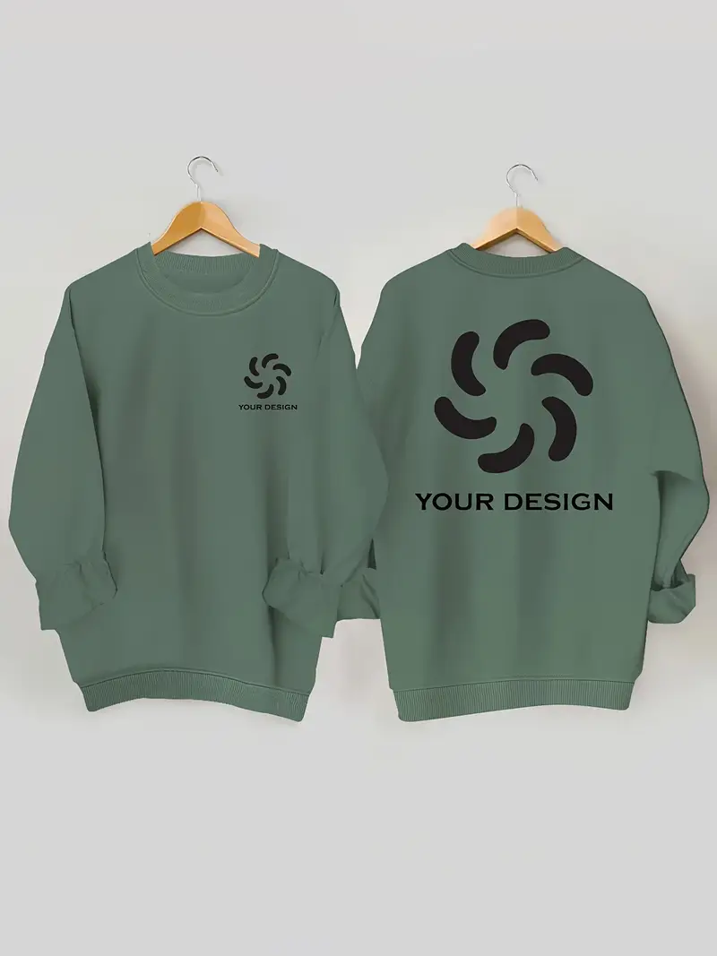 Graphic Letter Print Sweatshirt Casual Crew Neck Long Sleeve Temu New