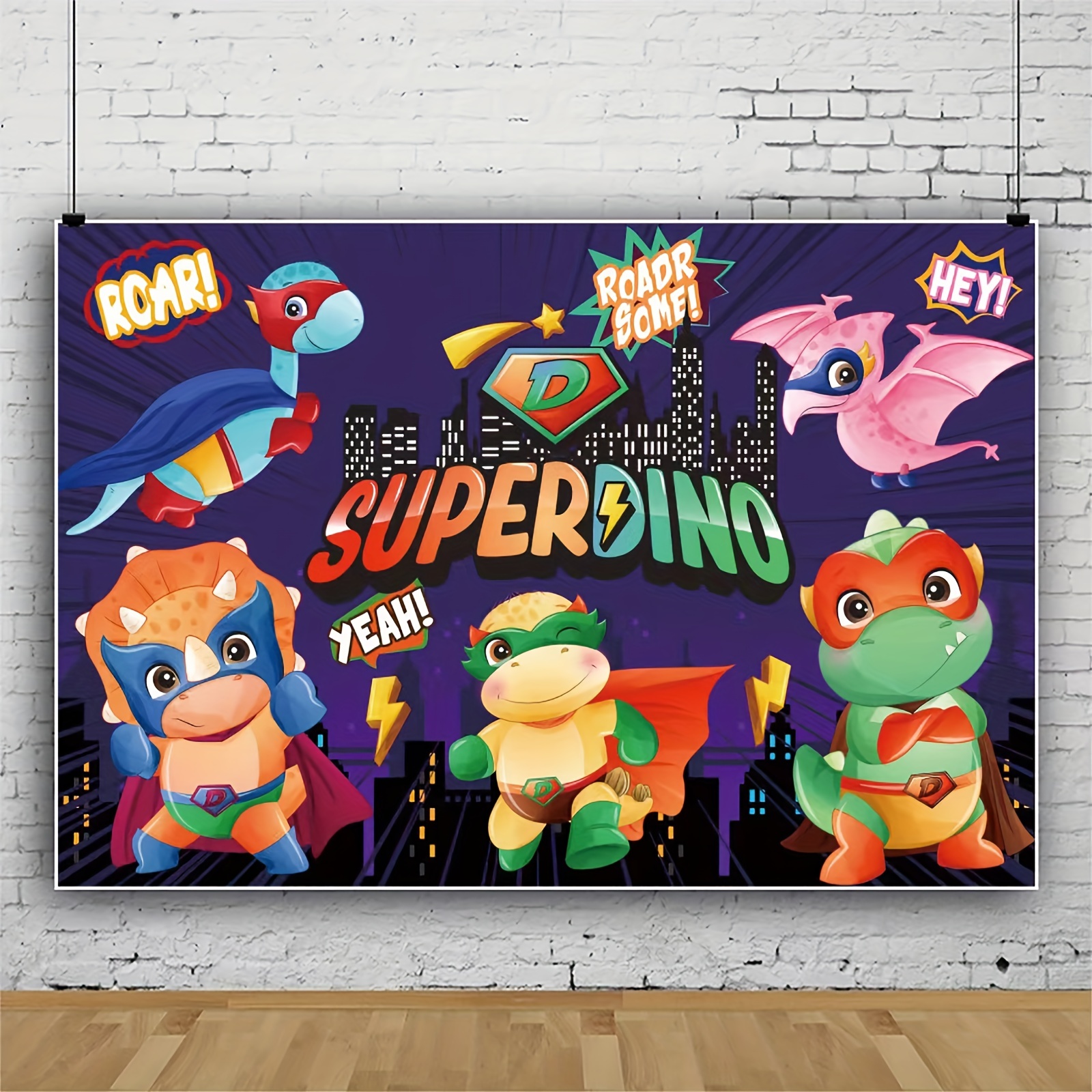 Super Dinosaurs Party Decorations Dinosaur Theme Backdrop - Temu