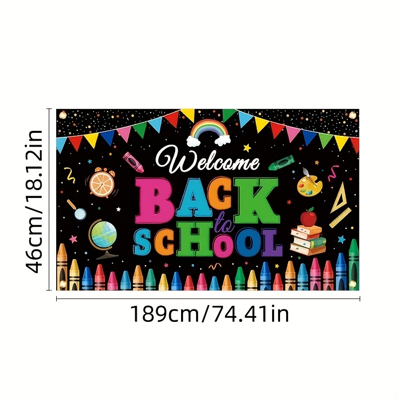 Back School Season Backdrop Cloth Opening School Season - Temu