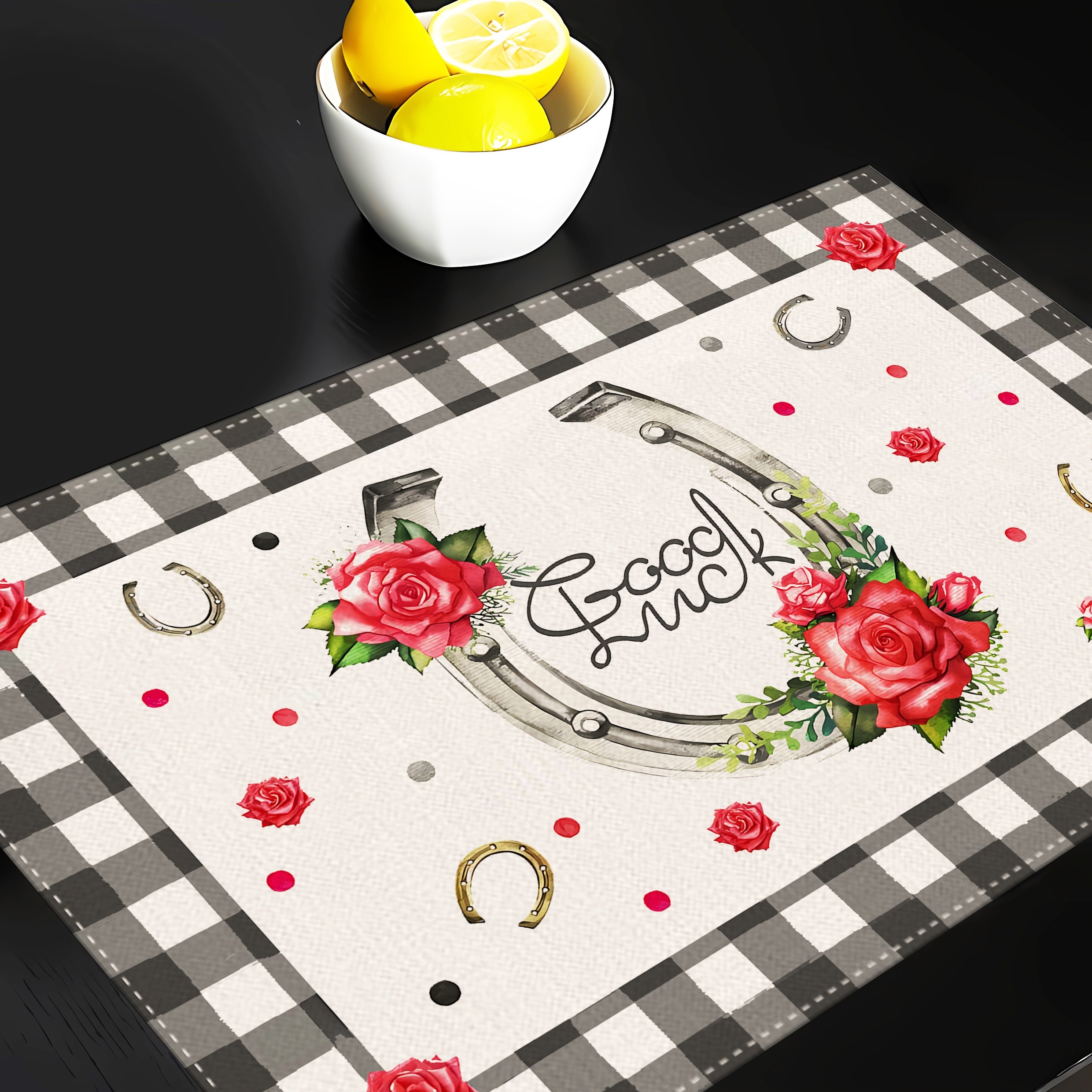 Placemats Table Mats Horse Racing Theme - Temu Ireland