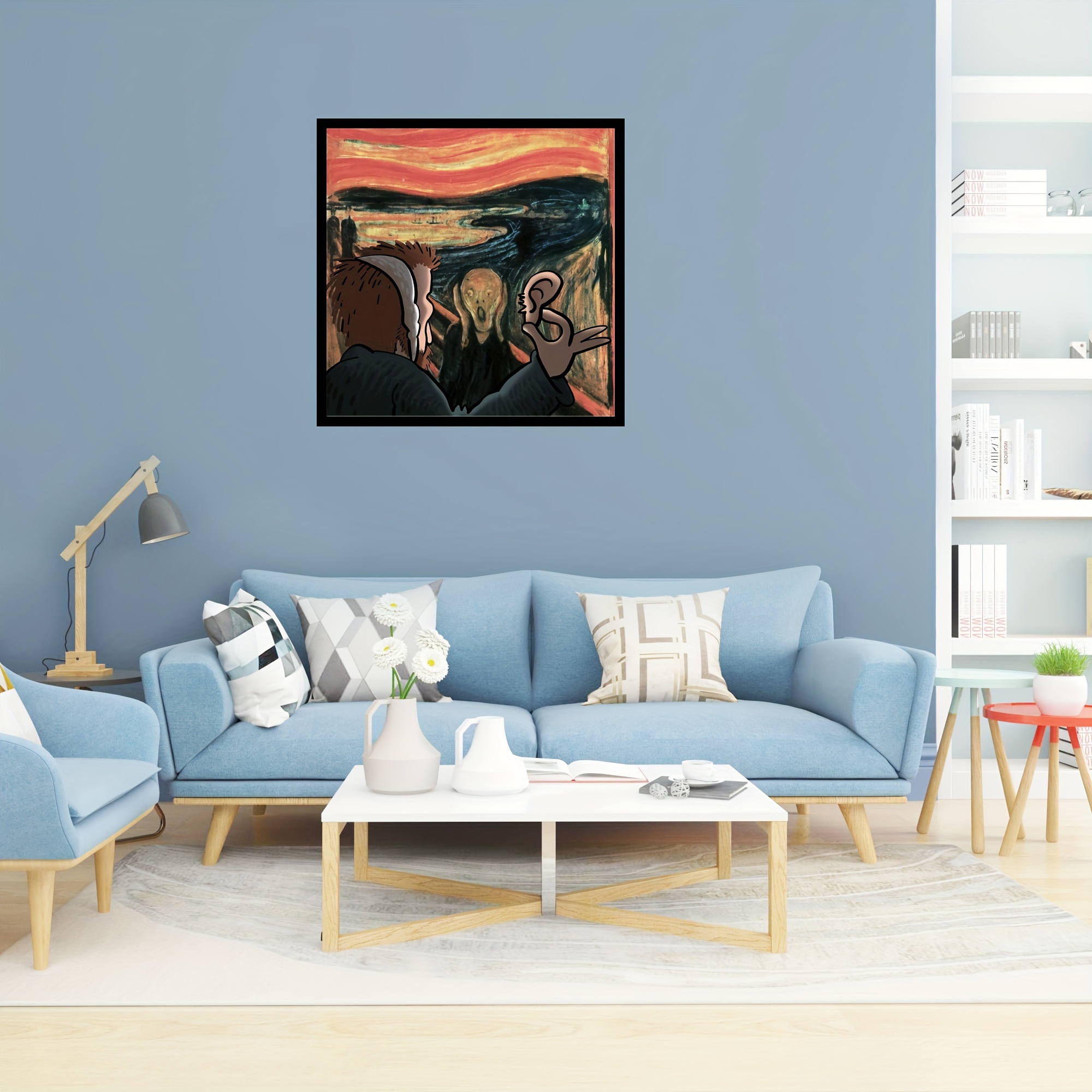 1pc Abstract Wall Art Printing Canvas Picture For Living - Temu Australia