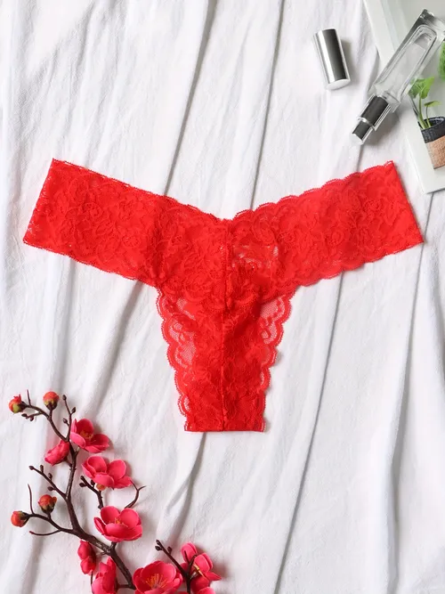 Womens Sexy Mesh Panties High Waist Seamless Lace Briefs Temu