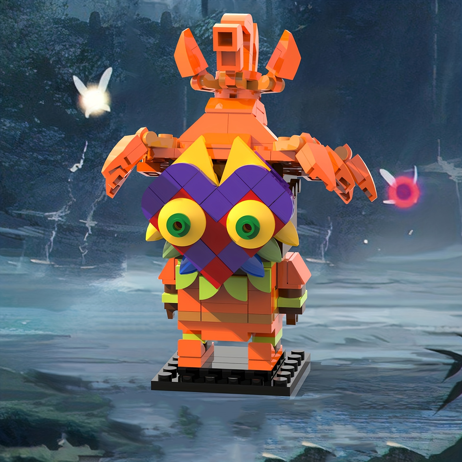 Unique Mask Character Building Blocks Gift For Friends - Temu Australia