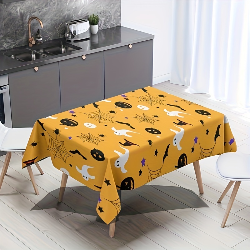 Halloween Tablecloth, Dining Table Tablecloth, Decorative Cloth ...