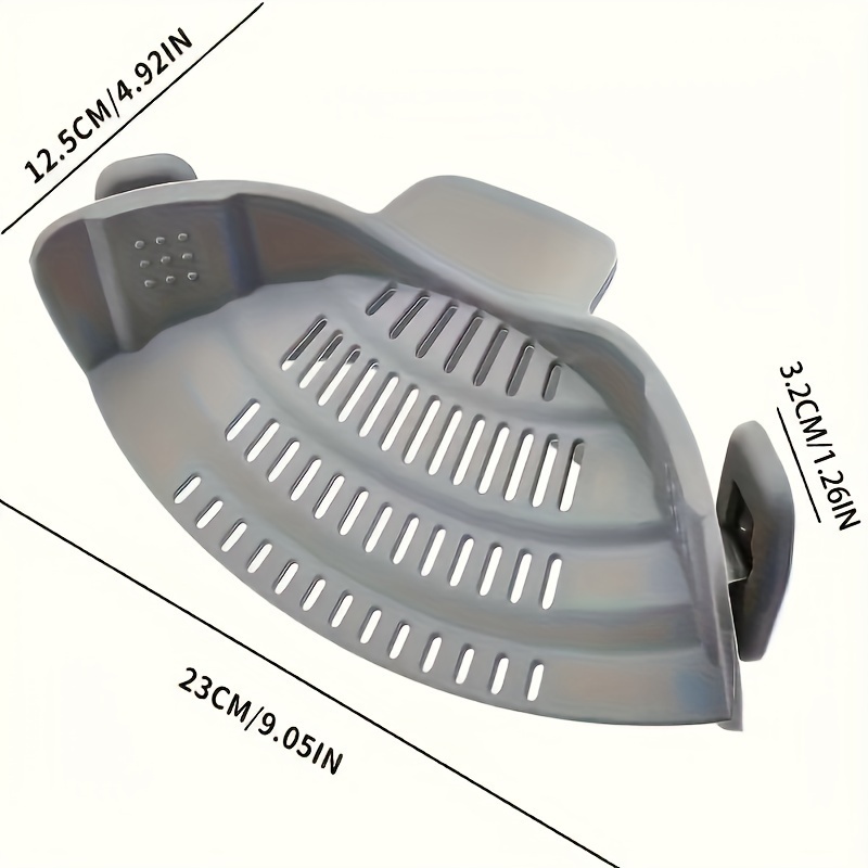 Strainer Silicone Pot Strainer Adjustable Silicone Clip On - Temu ...