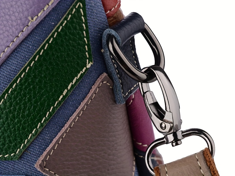 Colorful Tote Bags Women Genuine Leather + - Temu