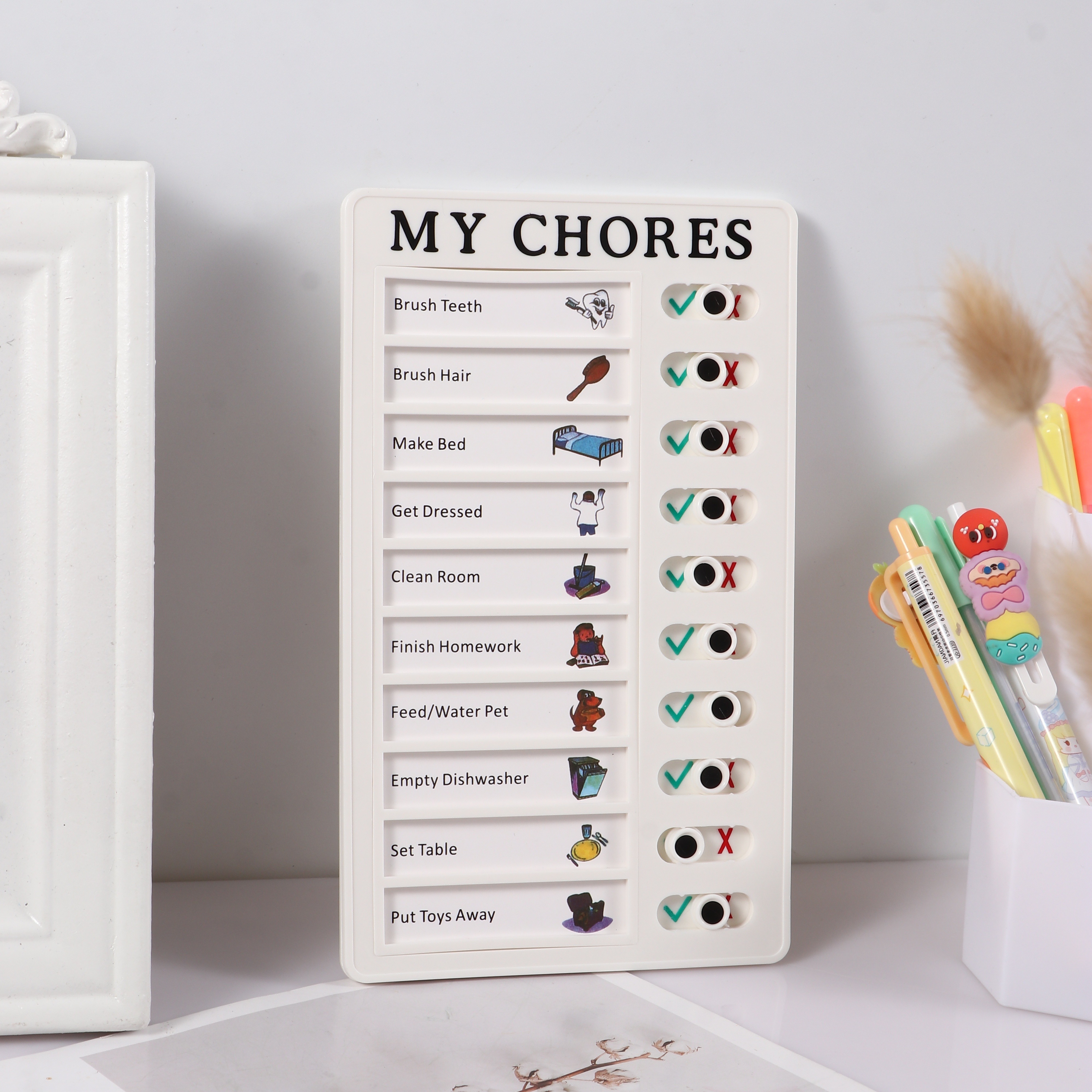 Stay Organized track: Portable Memo Checklist Board Students - Temu