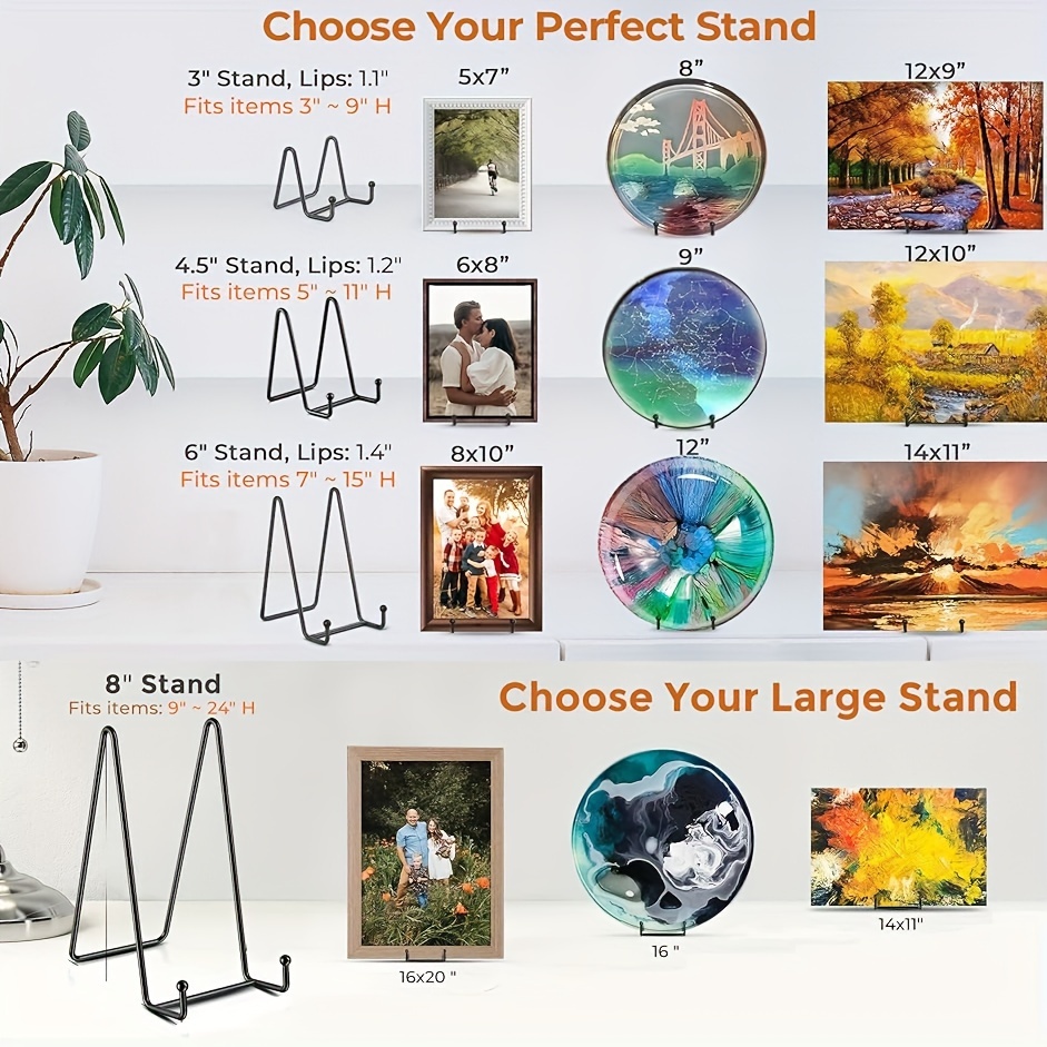 Plate Stands Display Picture Vinyl Table - Temu Canada