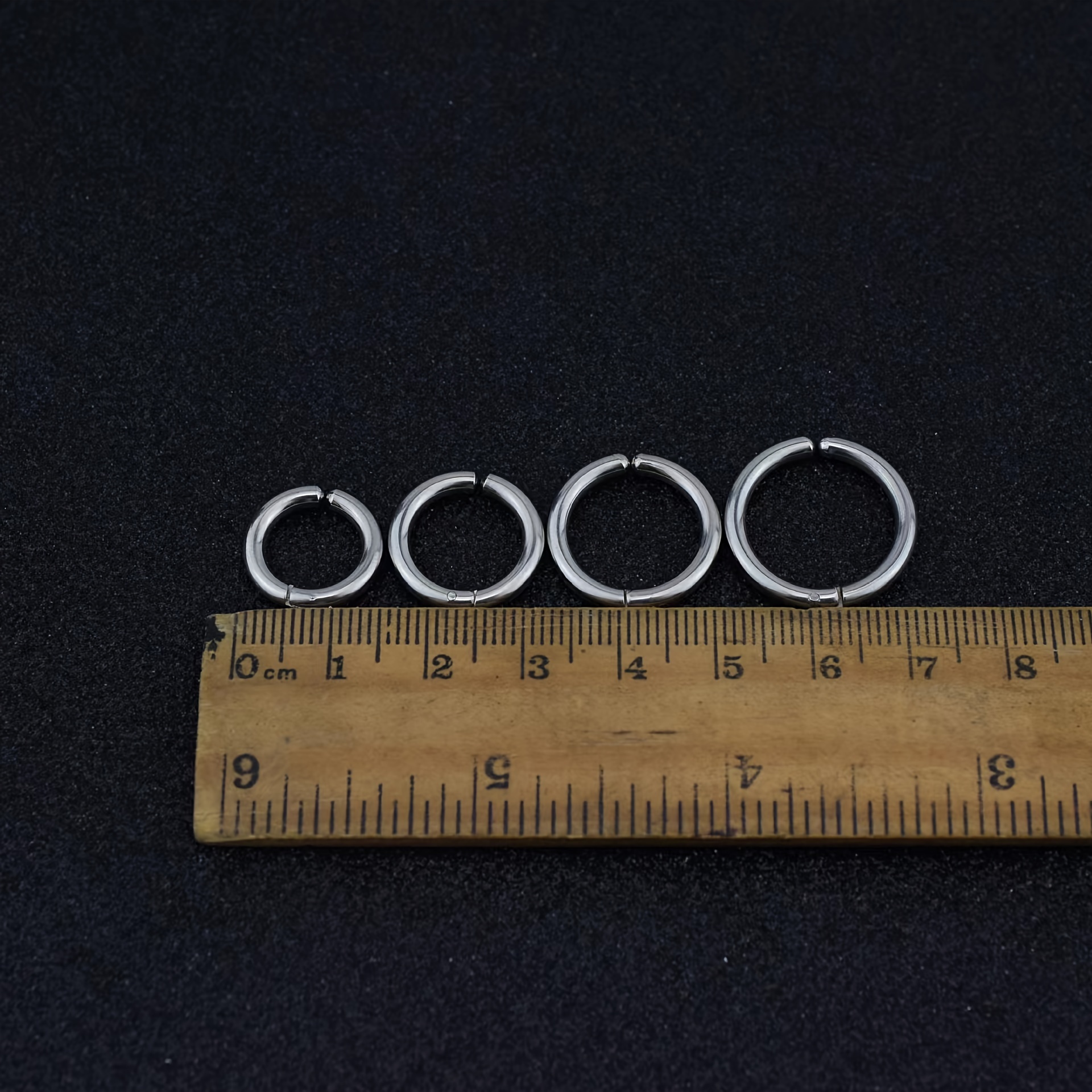 Trendy Stainless Steel Round Ear Clip Simple Men's Ear - Temu