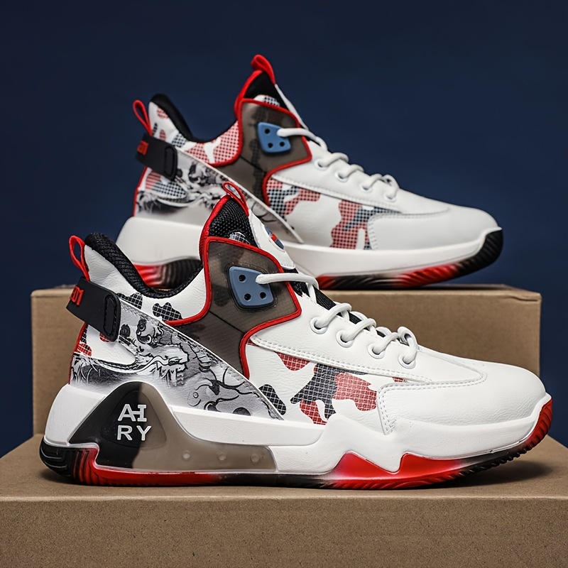 Chaussures De Basket-ball Hautes Tendance Pour Hommes, Baskets ...