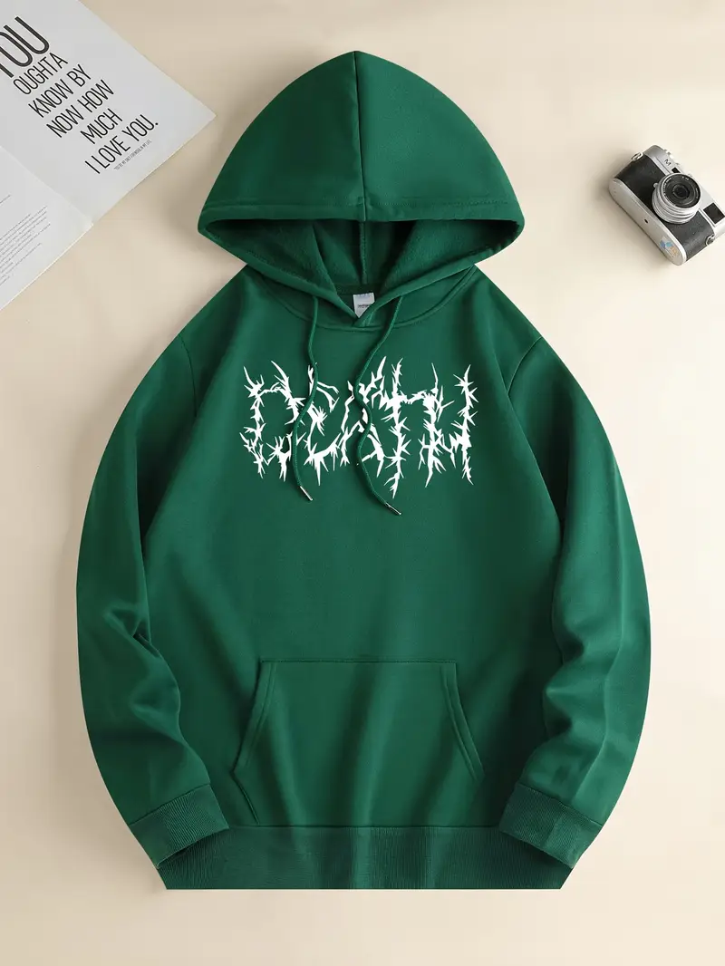 Designed Print Hoodie Cool Hoodies Men Mens Casual Pullover Temu