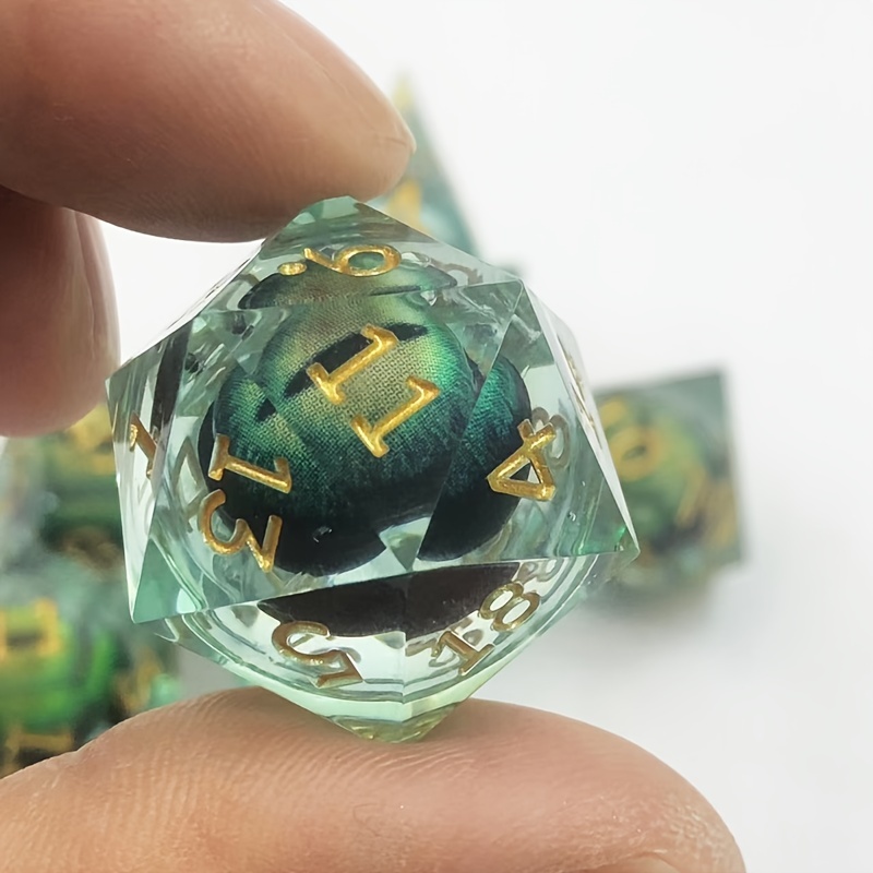 Eye Dice Set Rpgs 20 sided Sharp Corners Ages - Temu South Africa