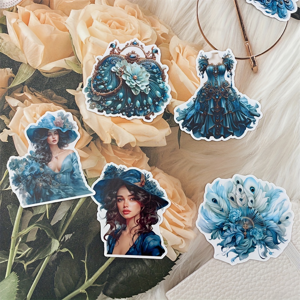 Vintage Hand Account Stickers Decoration Vintage Sticker - Temu