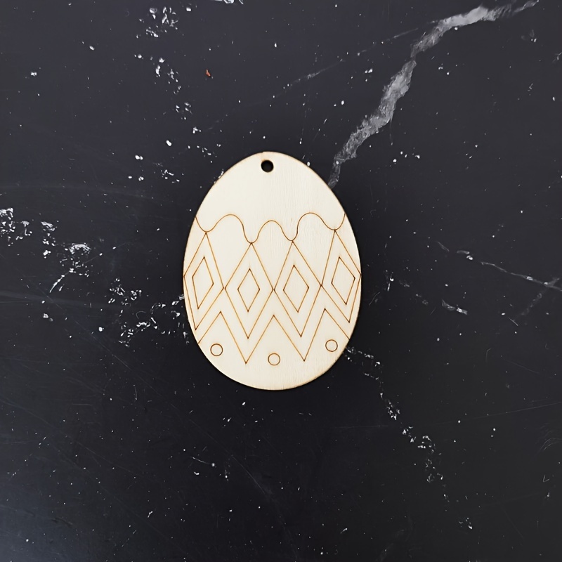 Diy Painting Wooden Egg Coloring Easter Decoration Ornaments - Temu ...