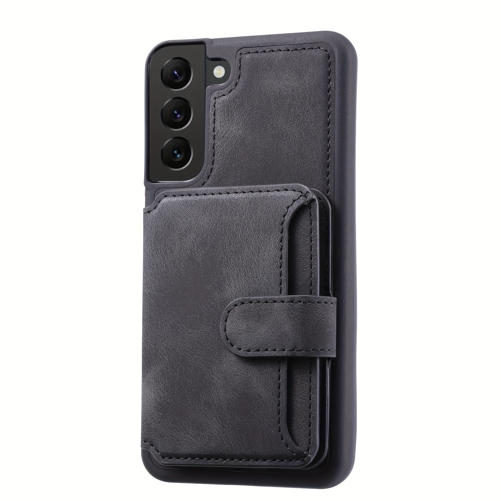 For Samsung Galaxy S21fe 5g Case Pu Leather Wallet With Card Holder ...