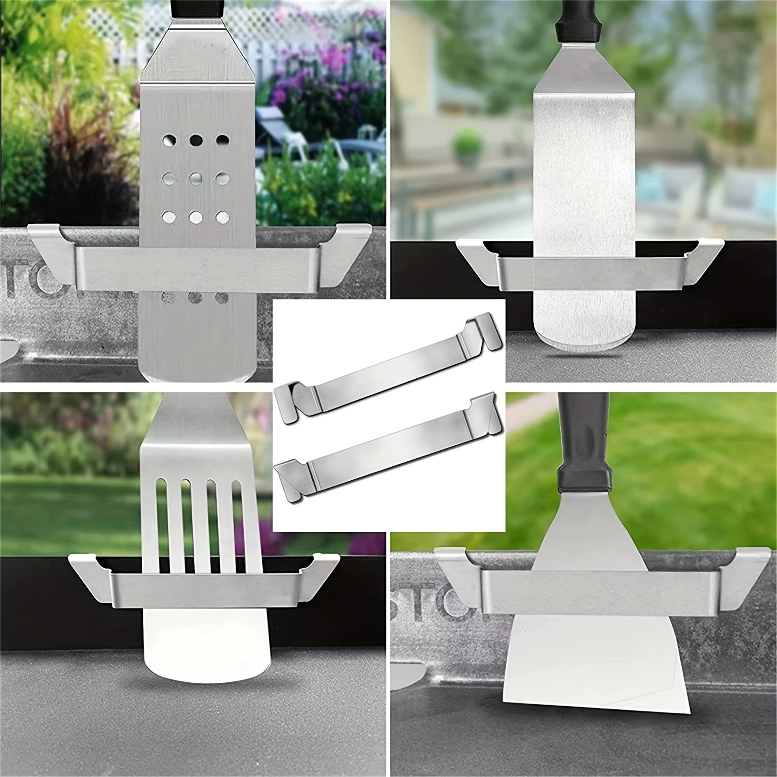 1pc Blackstone Griddle Spatula Holder Steel Barbecue Tool Hold Rack ...