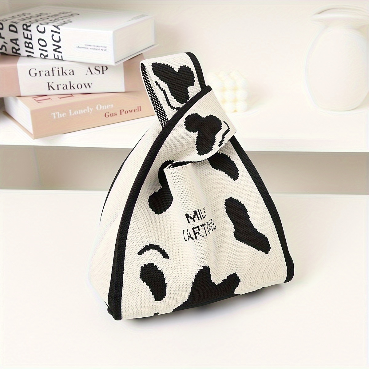 Knitted Tote Bag Bag - Temu United Arab Emirates