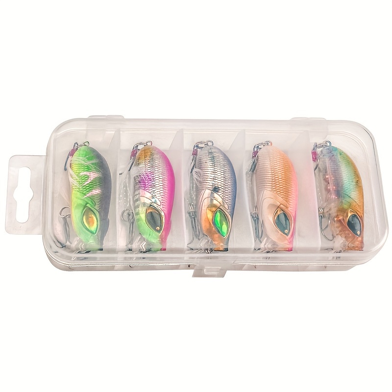 5pcs Lure Bait Bait, Villain Feather Hook Sinking Water Small Rock ...