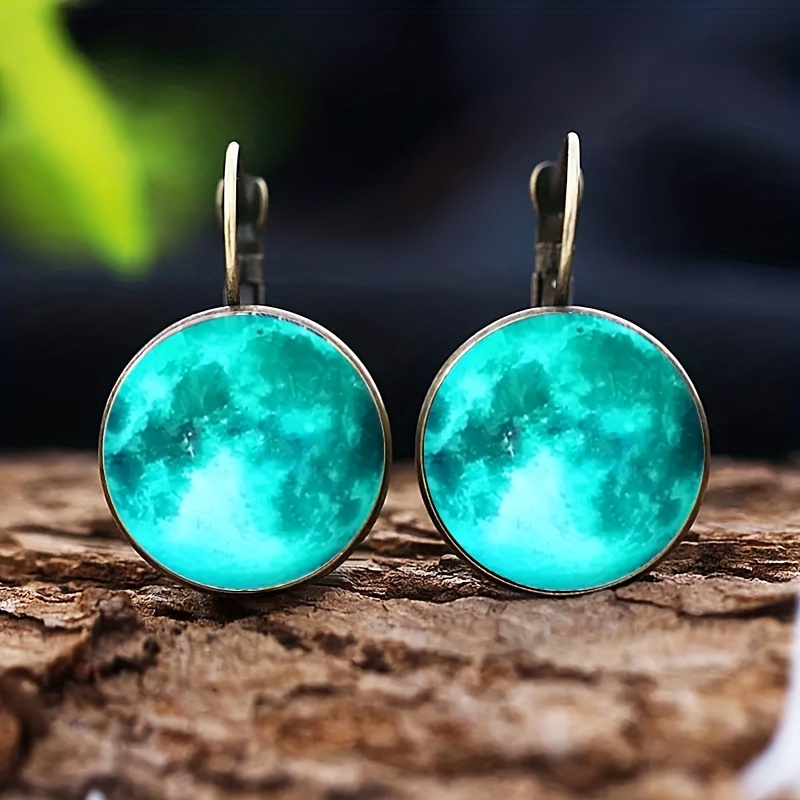 Trendy And Elegant Green Crystal Earrings Christmas - Temu Australia