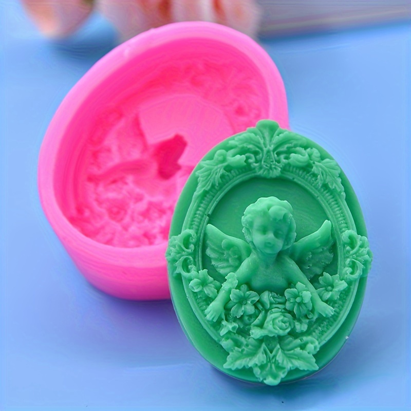 Silicone Mold Angle In A Mirror Shaped Fondant Chocolate - Temu
