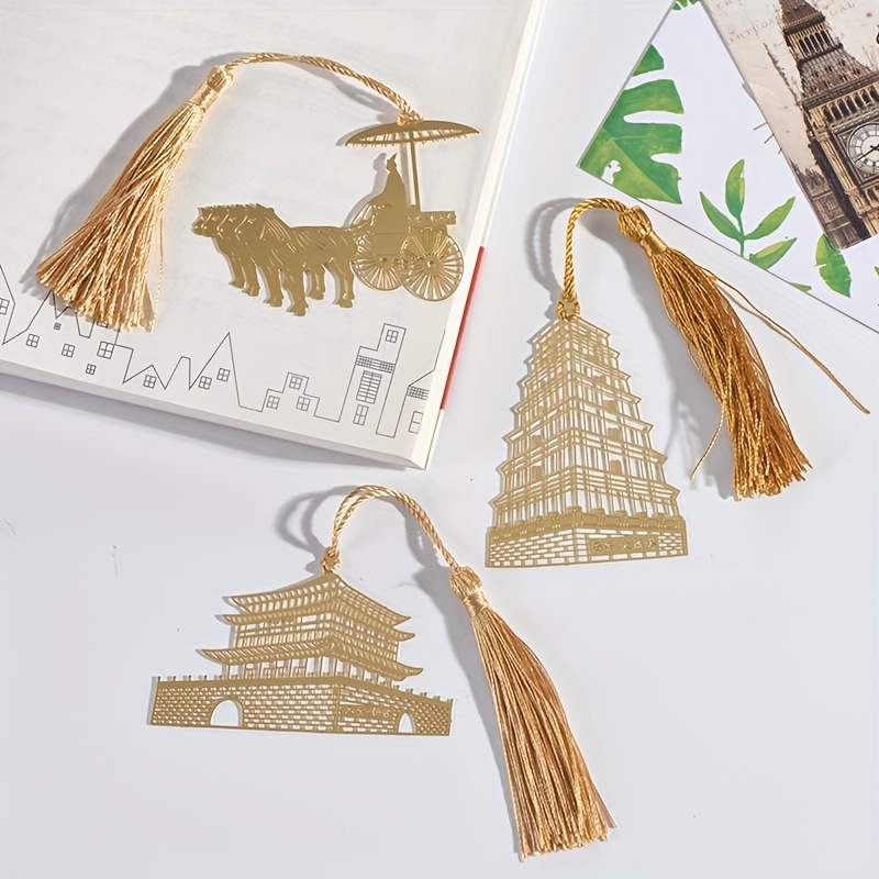 China Creative Exquisite Metal Hollow Bookmark - Temu Australia