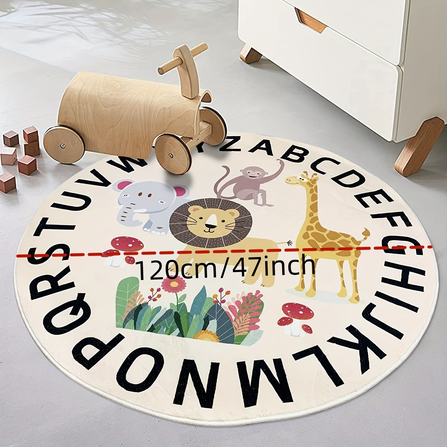 Alphanumeric Print Area Rug Children's Early Education - Temu Portugal