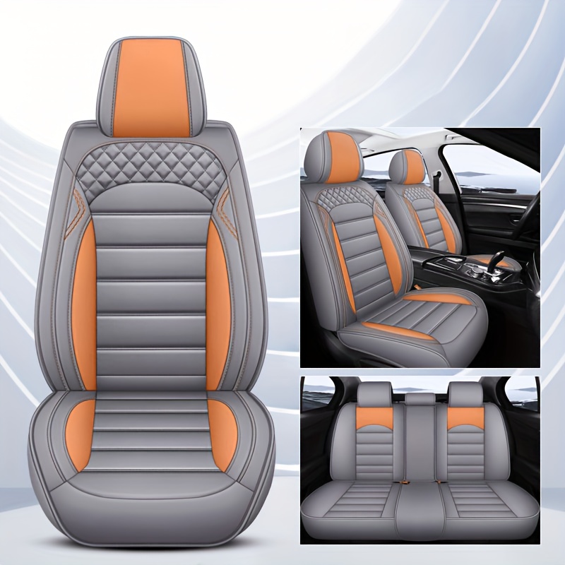 5 Luxury Car Seat Covers New Premium Four Seasons Universal - Temu Portugal