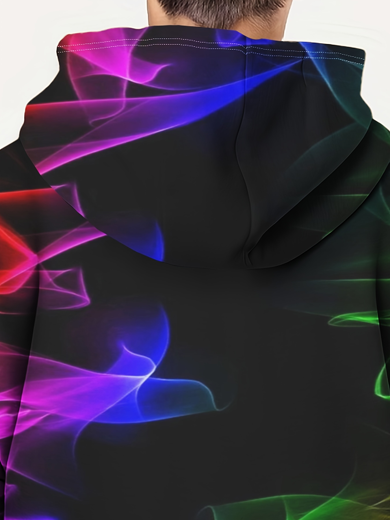 Colorful Smoke 3d Print Cute cozy Hoodie Kids Boys Keep Warm - Temu ...