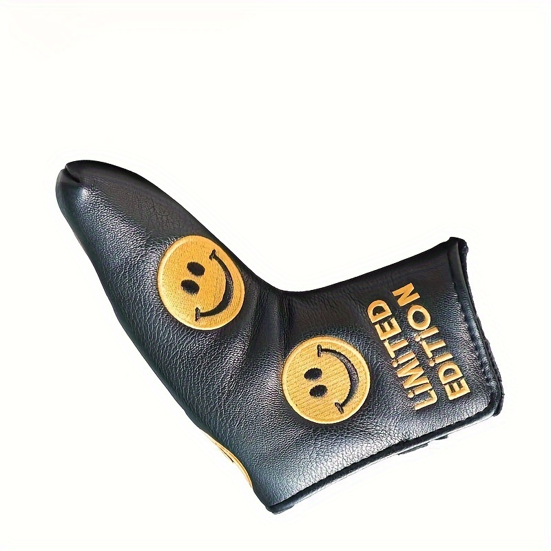 Smiley Face Embroidered Golf Club Head Covers Hybrid Driver - Temu ...