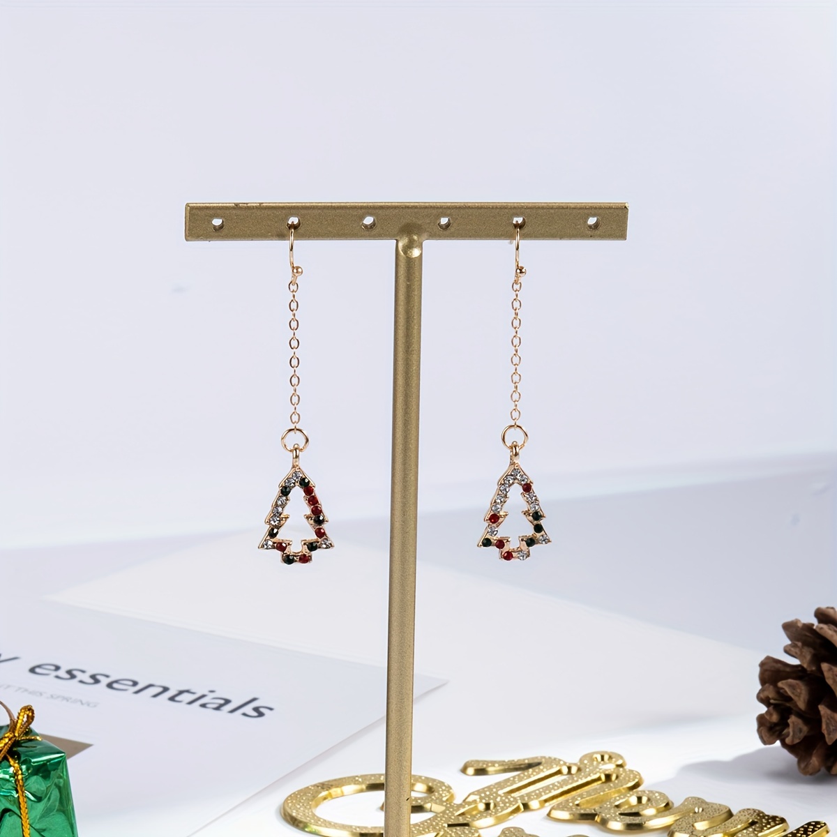 Hollow Exquisite Christmas Tree Shiny Rhinestone Inlaid - Temu United ...