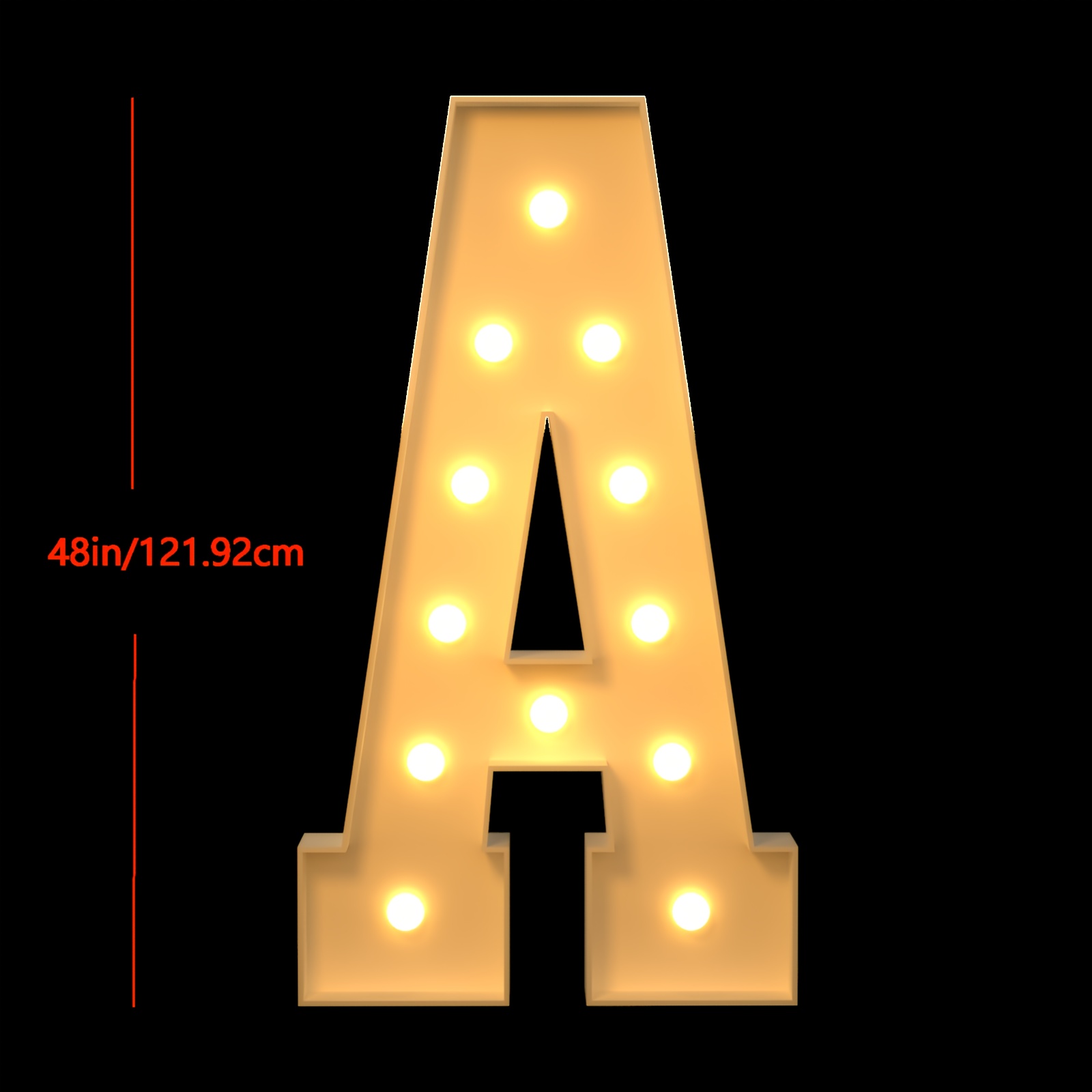 4ft marquee light up letters large light up letters for birthdays ...