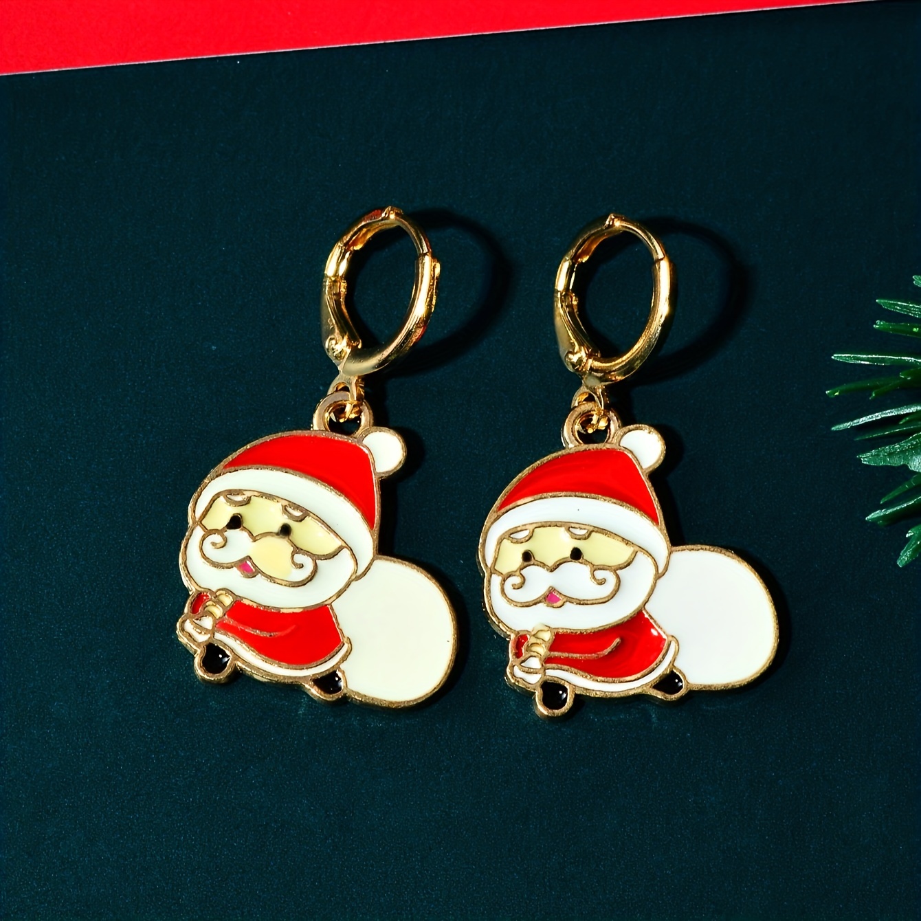 Delicate Adorable Christmas Star Hat Santa Pendant Design - Temu Canada