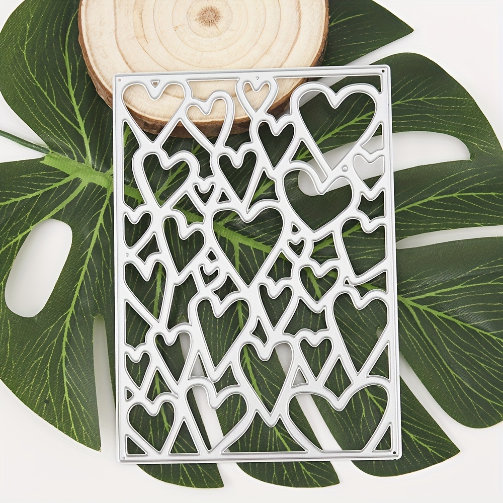Metal Hearts Cutting Dies Card Making Scrapbooking Diy Album - Temu ...