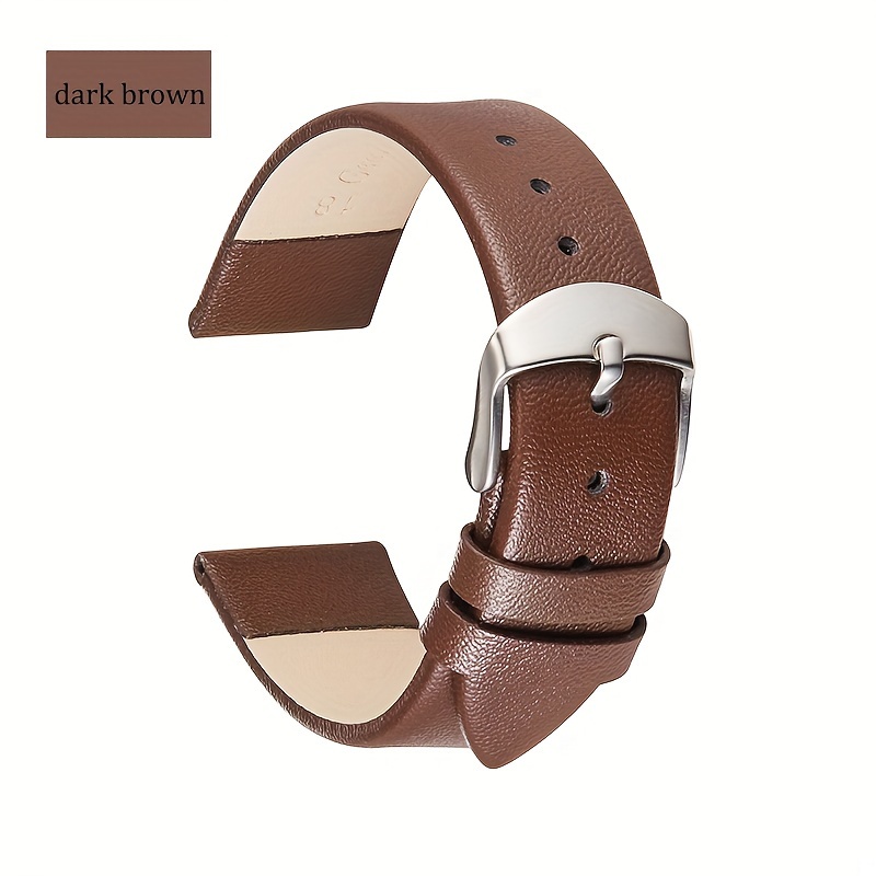 Ultra Thin Soft Watchbands Leather Watch Band Straps Watch - Temu ...