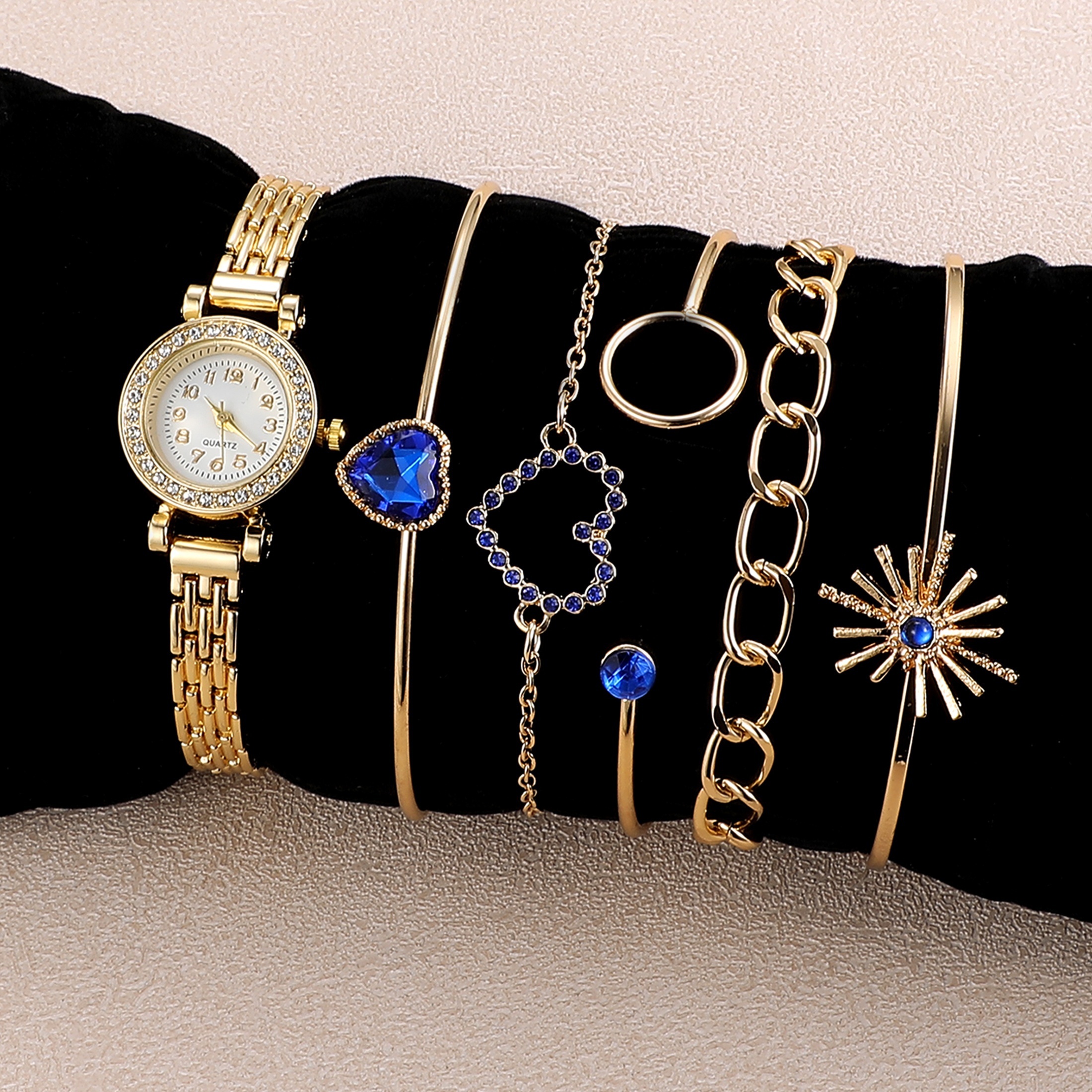 Women's Watch Luxury Rhinestone Quartz Watch Analog - Temu United Kingdom