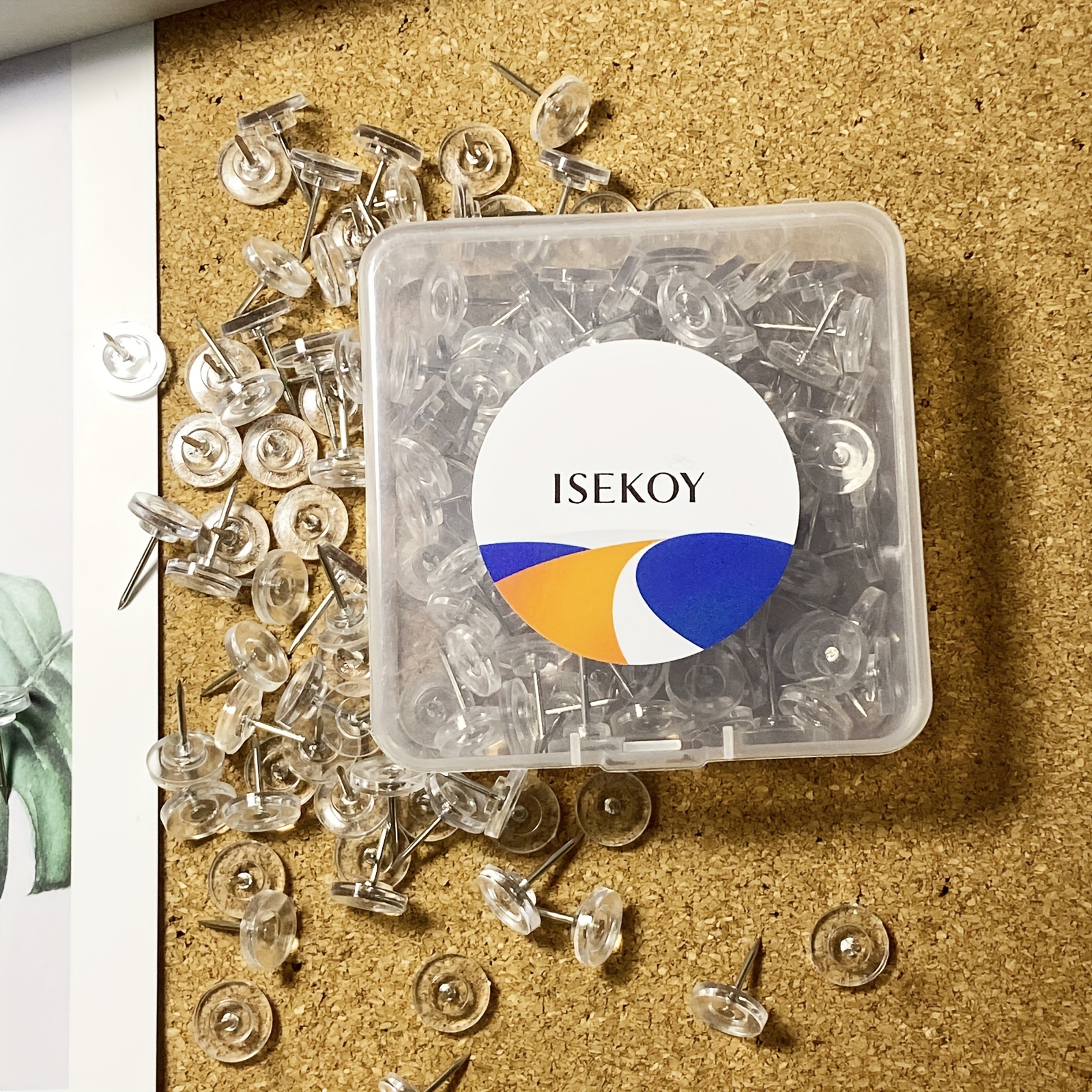 Clear Push Pins Bulletin Board Thumb Tacks Wall Corkboard - Temu United ...