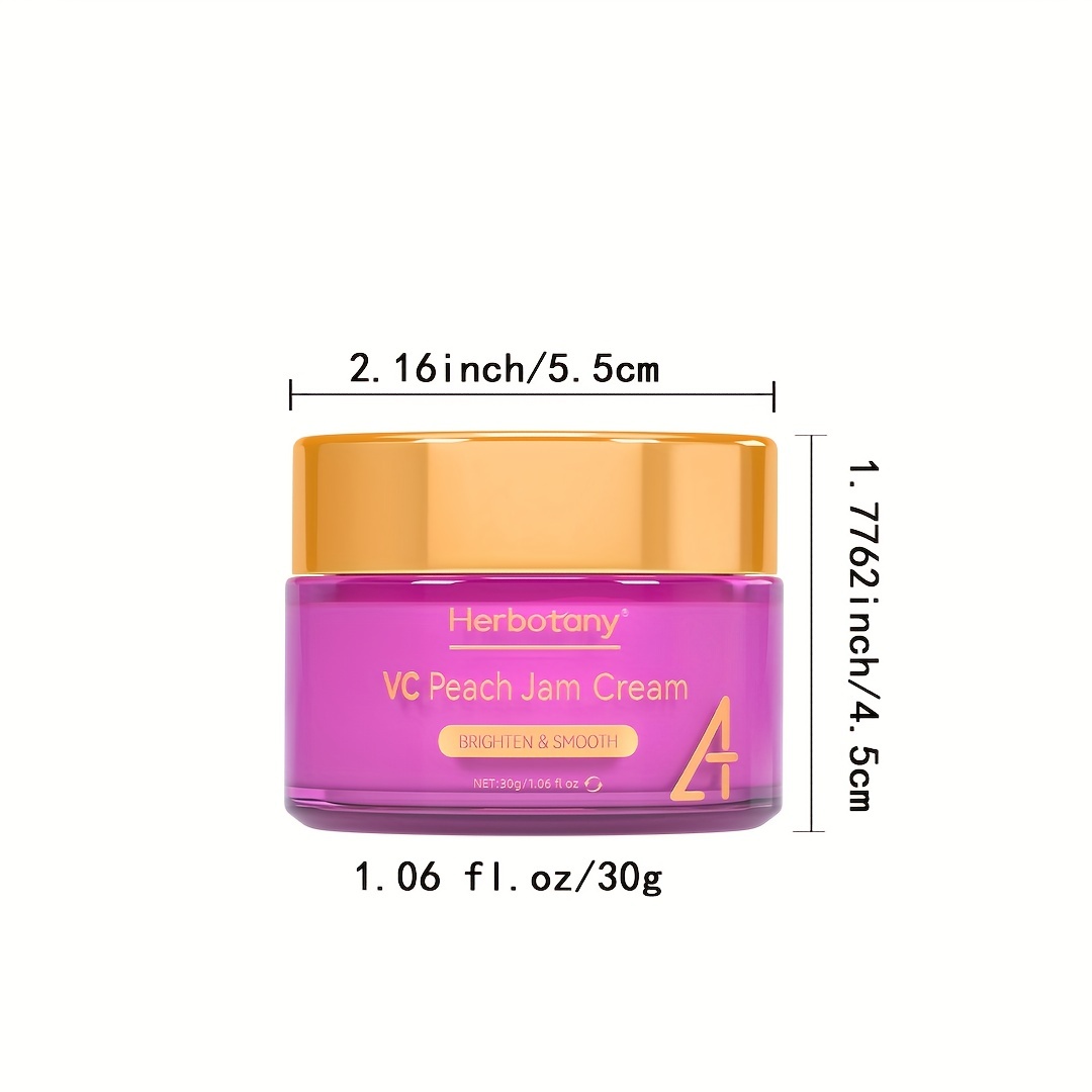 Peach Vc Whitening Jam Cream Brighten Smooth Skin - Temu Australia