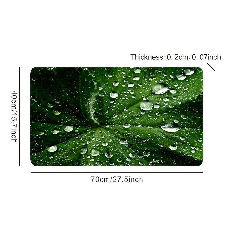 Unique Water Drop Pattern Mouse Pad/rubber Mouse Pad - Temu United Kingdom