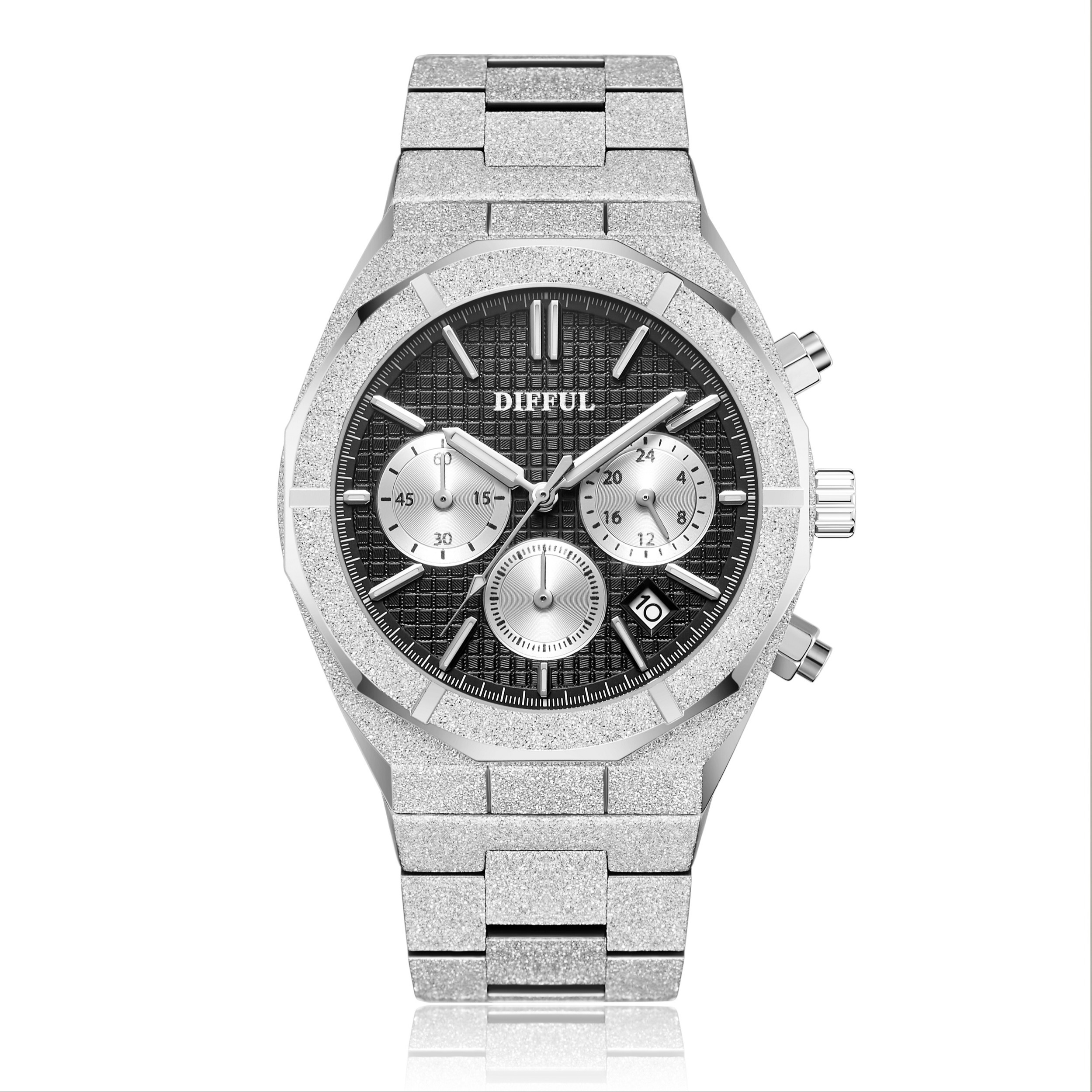 Men Women Business Fashion Quartz Watch Luxury Stainless - Temu United ...