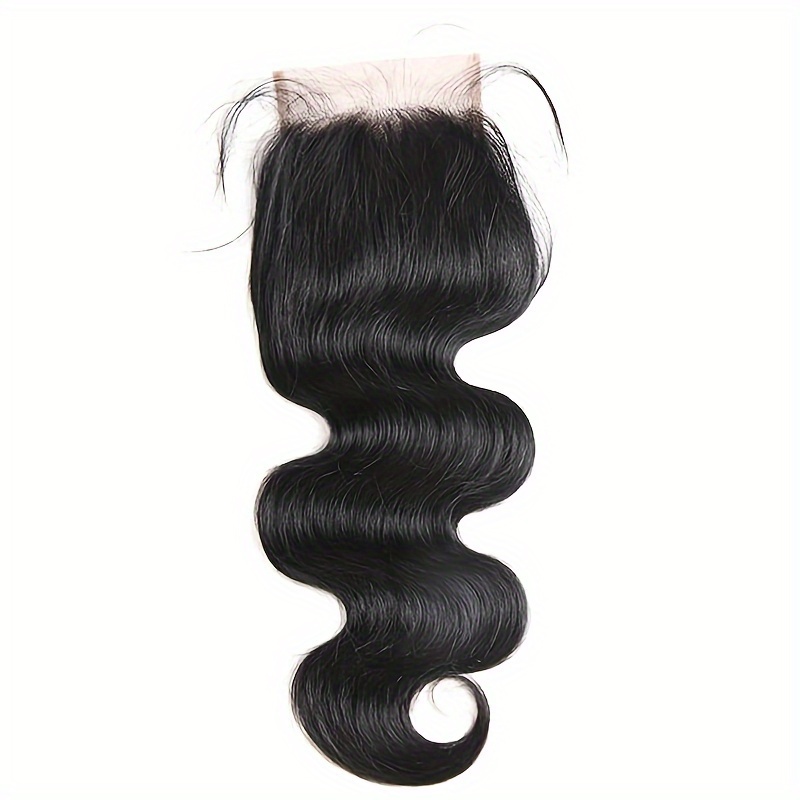 Body Wave 4x4 Lace Closure 100% Brazilian Virgin Human Hair - Temu ...