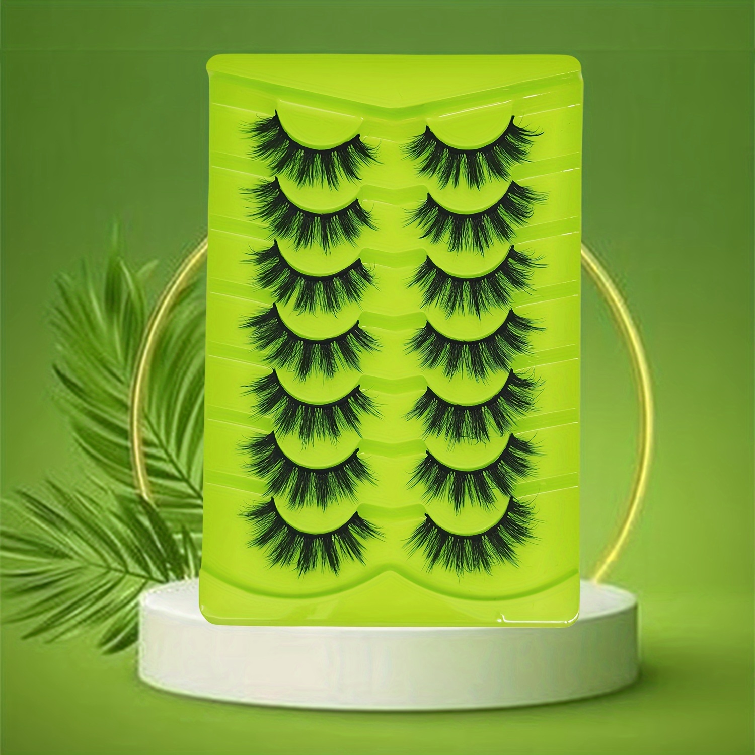 3d False Eyelashes Strip False Eyelashes Fluffy Soft Natural - Temu ...