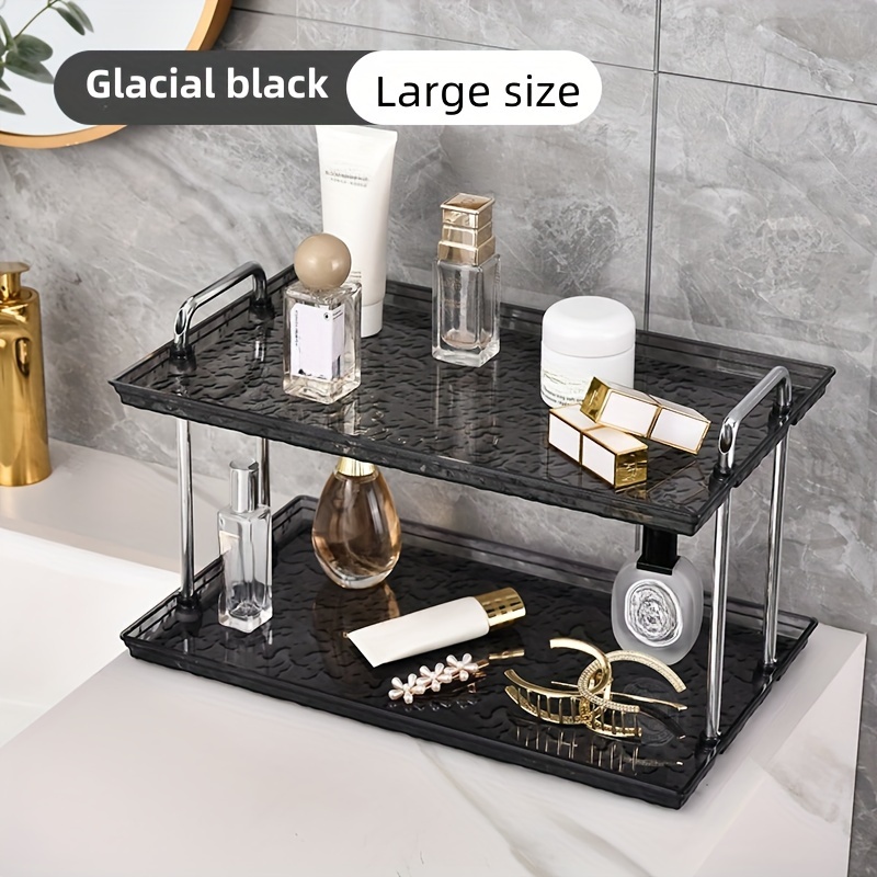 Tray Shelf Double Layer Kitchen Condiment Counter Storage - Temu Australia