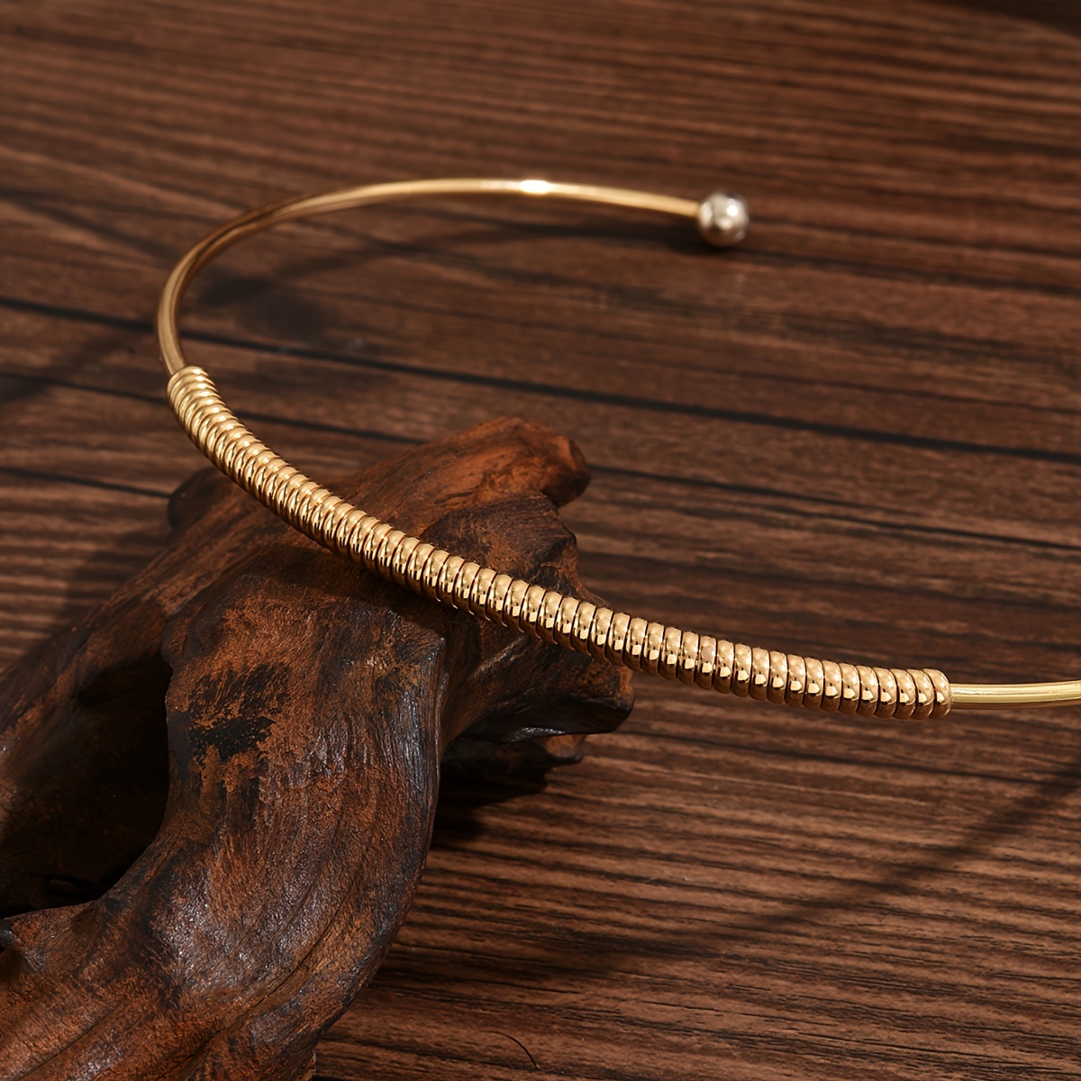 Simple Creative Plated Collier Collier Réglable Bijoux - Temu France