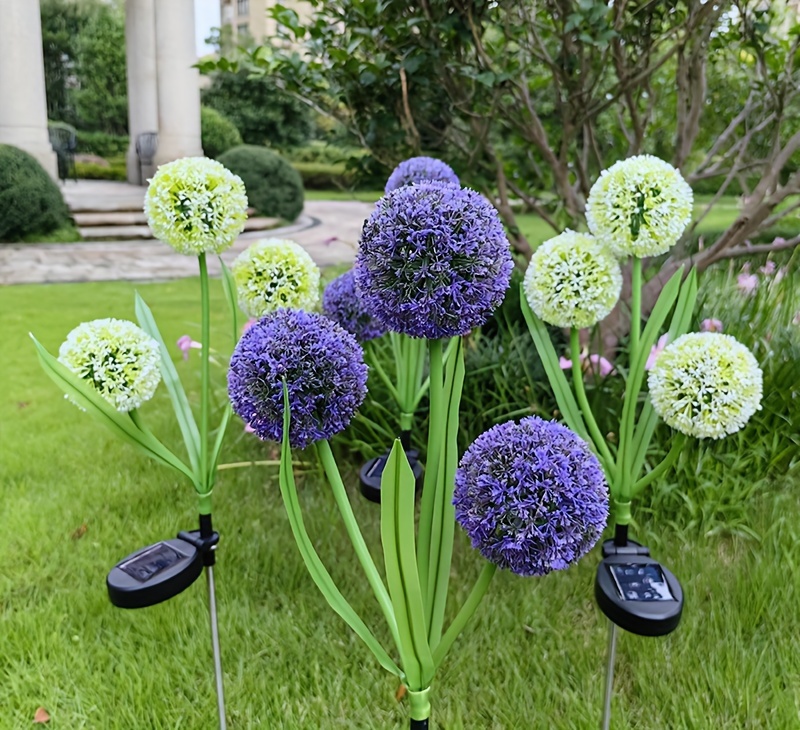 1 Pcak Solar Dandelion Lights Outdoor Garden Decorative Led - Temu ...