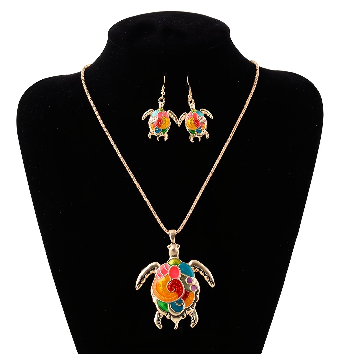 European American Cool Fashion Punk Enamel Rainbow Turtle - Temu United ...