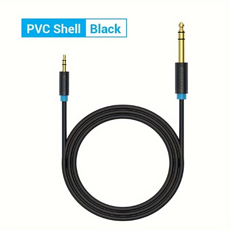 1pc Câble Aux Vention 3 5 Mm Vers 6 35 Mm Câble Audio Jack 3 - Temu France